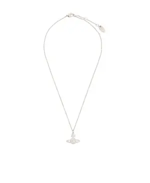 VIVIENNE WESTWOOD Vivienne Westwood Grace Bas Relief Pendant Necklace Gray