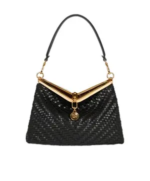 Etro Woven Shoulder Bag - Black
