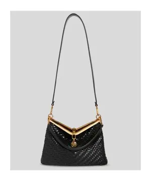 Etro Woven Shoulder Bag - Black