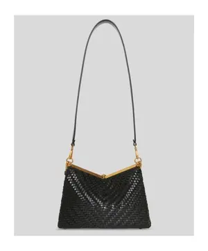 Etro Woven Shoulder Bag - Black