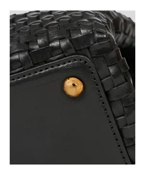 Etro Woven Shoulder Bag - Black