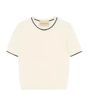 Valentino Garavani Crewneck Short Sleeve Jumper - No