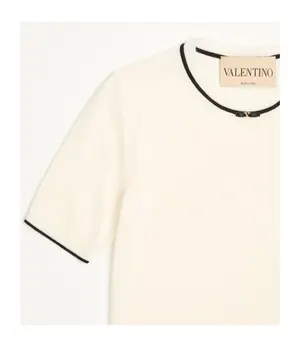 Valentino Garavani Crewneck Short Sleeve Jumper - No