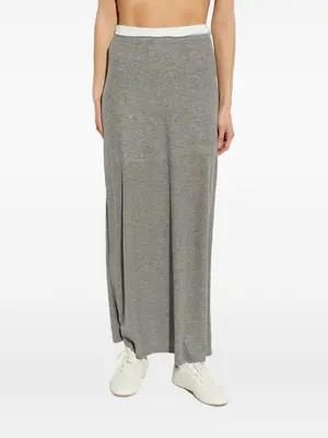 SAMSOE SAMSOE Ribbed Knit Maxi Skirt