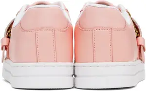 Versace Baroque Buckle Sneakers - Light Pink