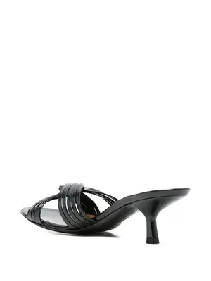 GIUSEPPE ZANOTTI Knotted Leather Mules