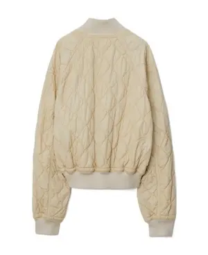 Burberry Quilted Buttoned Bomber Jacket - No