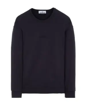 Stone Island Embroidered Logo Cotton Sweatshirt