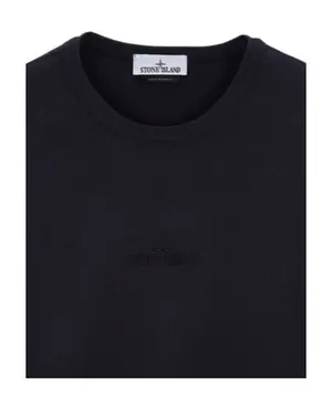 Stone Island Embroidered Logo Cotton Sweatshirt