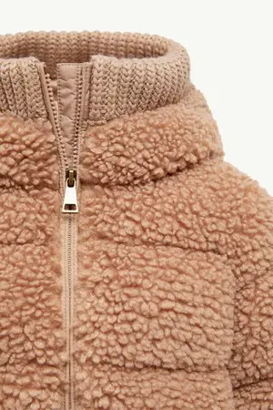 Moncler Adalbertas Teddy Hooded Down Jacket