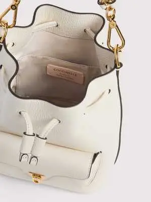 COCCINELLE Small Beat Generation Bucket Bag - Pearl