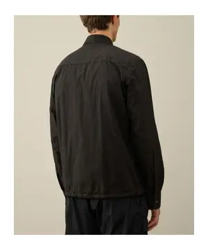 C.P. COMPANY Embroidered-logo Poplin Shirt