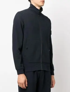 Stone Island Compass-motif Zip-up Jacket