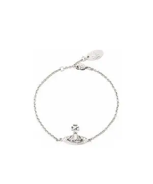 VIVIENNE WESTWOOD Orb Charm Embellished Chain Bracelet