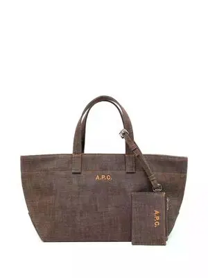 A.p.c. Logo-embroidered Tote Bag