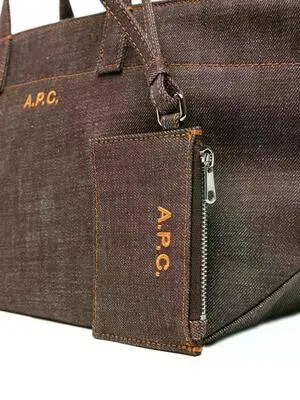 A.p.c. Logo-embroidered Tote Bag