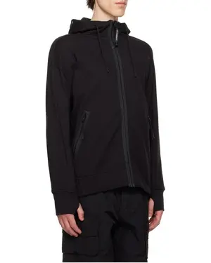 C.P. COMPANY Goggles Detailed Drawstring Zip-up Hoodie