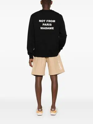 Drole De Monsieur Le Sweatshirt Slogan" Top