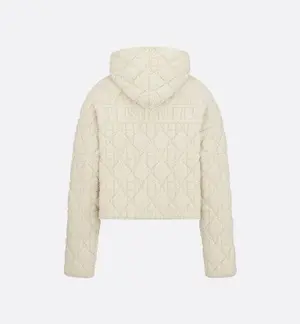 Dior Quilted Hooded Cardigan