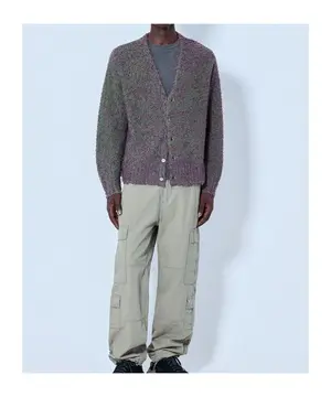 StÜssy Textured V-neck Cardigan