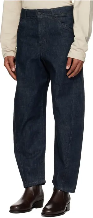 LEMAIRE Tapered Mid-rise Balloon Jeans