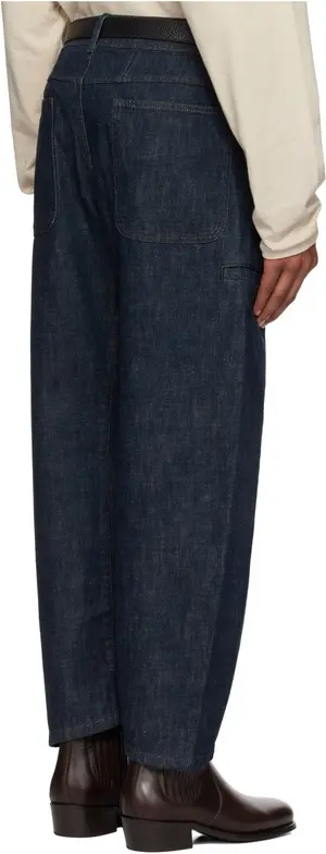 LEMAIRE Tapered Mid-rise Balloon Jeans