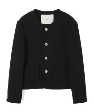 DUNST Ribbon Bouclé Tweed Jacket