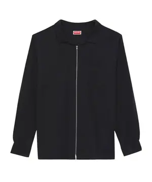 Kenzo Signature Zipped Oversized Shirt