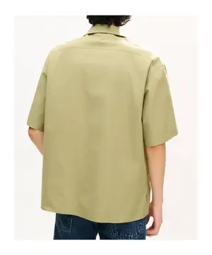 Kenzo Tulip Hawaiian Poplin Short Sleeve Shirt - Khaki