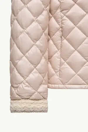 Moncler Corbelin Diamond-quilted Hooded Down Jacket