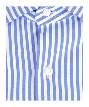 BARBA NAPOLI Culto Straight-hem Pintriped Shirt