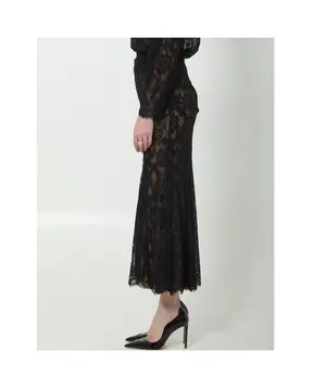 SELF-PORTRAIT Lace Mermaid Midi Skirt