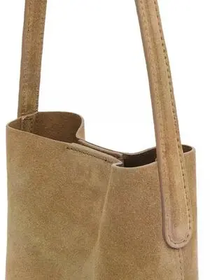MANSUR GAVRIEL Everyday Cavas Suede Tote Bag - Neutrals