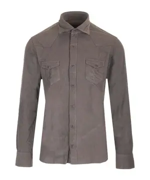 BARBA NAPOLI Western Pocket Shirt