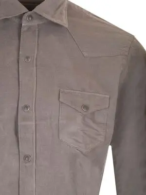 BARBA NAPOLI Western Pocket Shirt