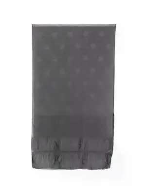 Versace 1990s Medusa Jacquard Scarf - Grey