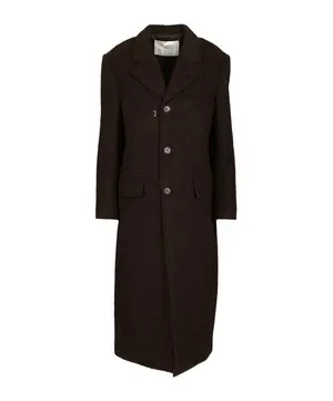 DUNST Boucle 3-button Long Coat