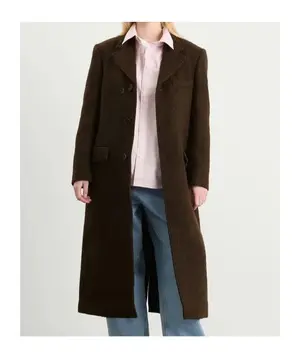 DUNST Boucle 3-button Long Coat