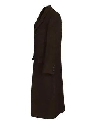 DUNST Boucle 3-button Long Coat