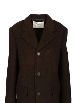 DUNST Boucle 3-button Long Coat