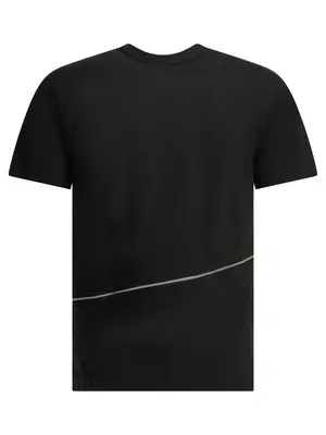 Comme Des Garçons Zip-detail Round Neck T-shirt