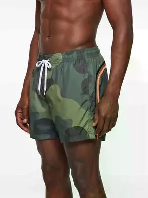 Sundek Camouflage Pattern Swim Shorts