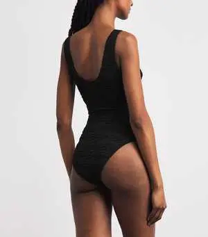 Sandro Textured Keyhole Bodysuit