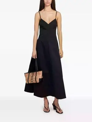 ST. AGNI V-neck Spaghetti Strap Dress