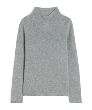 Max Mara Wool And Cashmere Yarn Polo-neck Sweater
