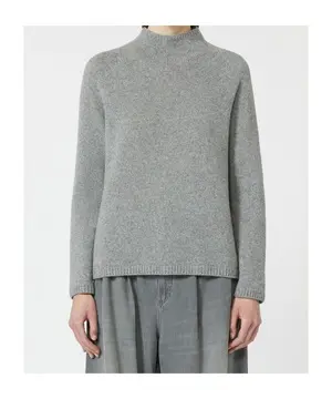 Max Mara Wool And Cashmere Yarn Polo-neck Sweater
