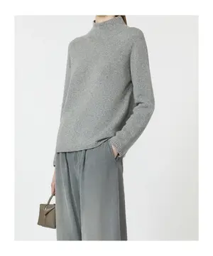 Max Mara Wool And Cashmere Yarn Polo-neck Sweater