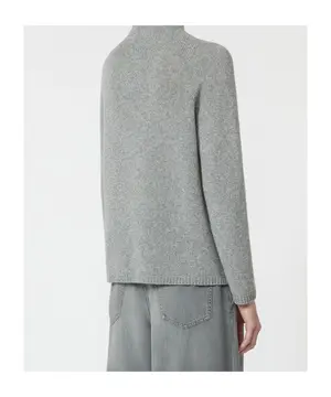Max Mara Wool And Cashmere Yarn Polo-neck Sweater