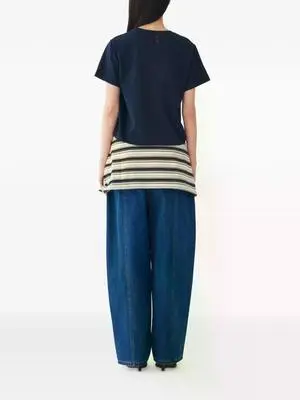 STUDIO TOMBOY Short-sleeve Crew Neck T-shirt - Blue