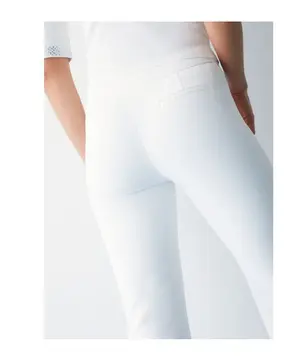 Liu Jo Flowing Crepe Flared Trousers With Stud Details - White